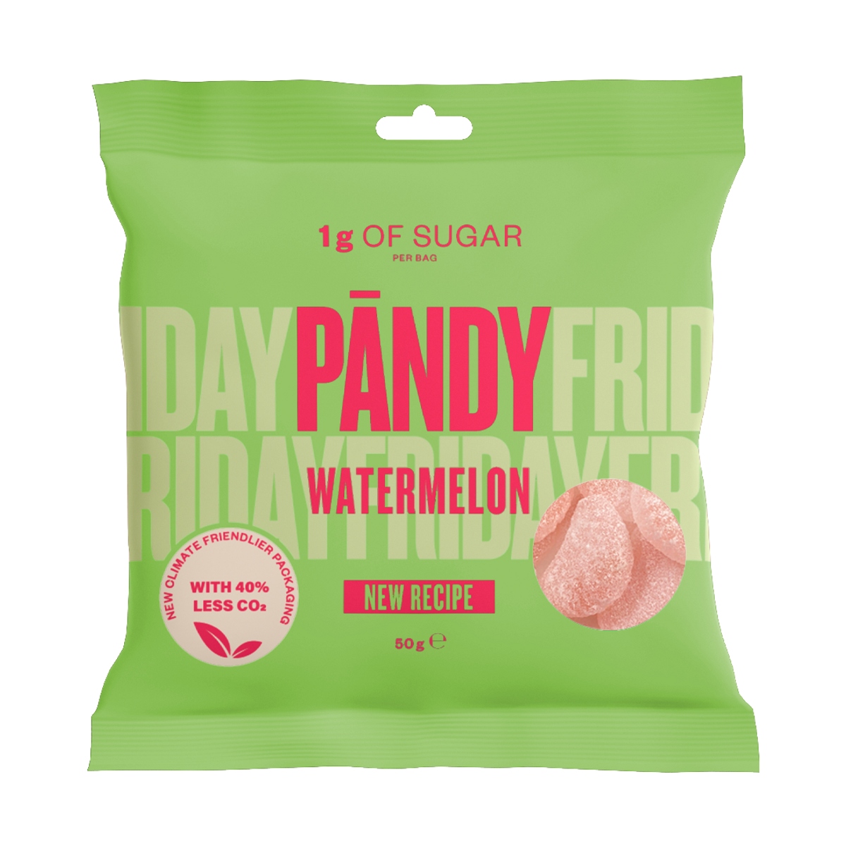 Pandy Candy, 50g x 14stk, Watermelon - Fitnessgrossisten